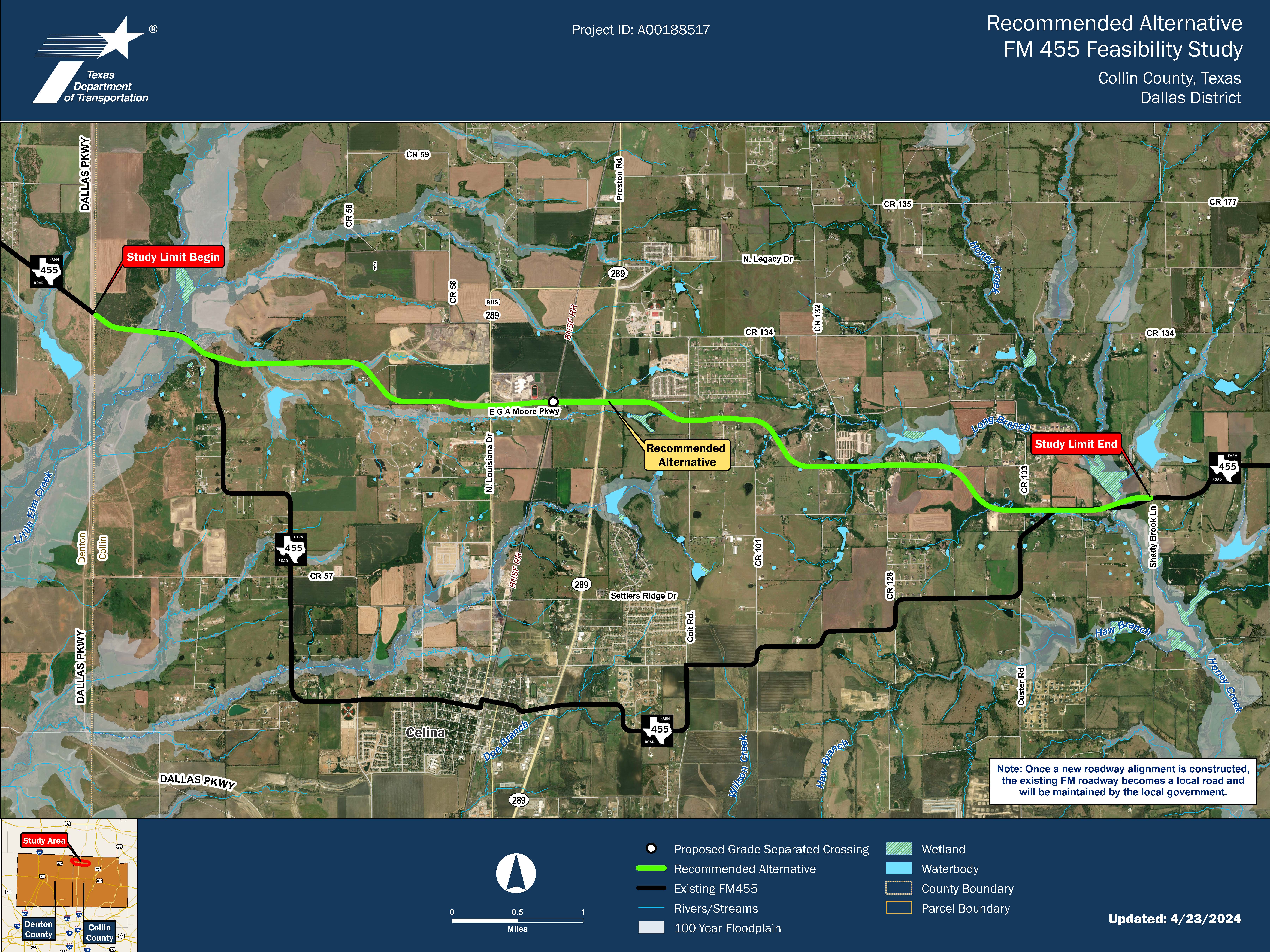 Virtual Public Meeting for FM 455 Feasibility Study | Keep It Moving Dallas